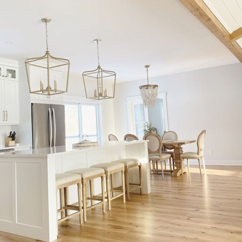 Logs End French Cut Oak in Natural - Logs End